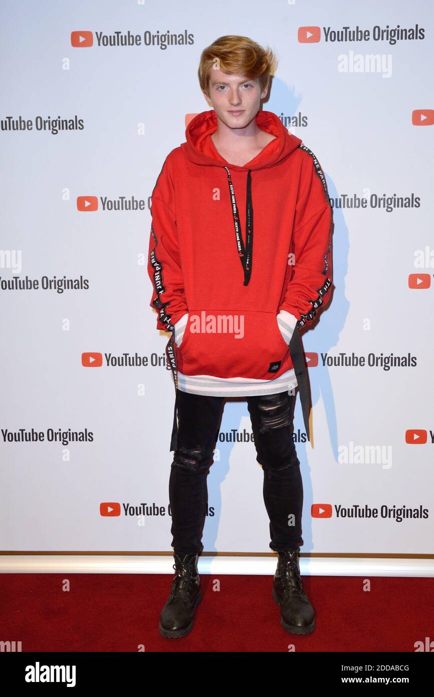 Elliott at the premiere of YouTube series Les Emmerdeurs and Groom held ...