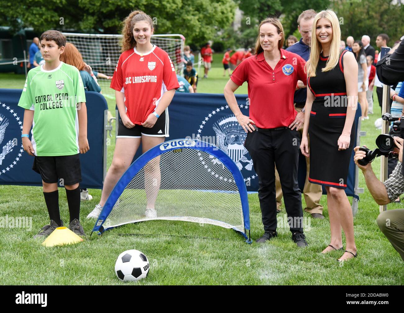 Ivanka Trump participates in the White House Sports and Fitness Day on ...