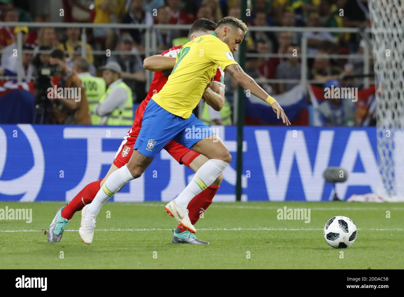 Brasils Neymar During The 2018 Fifa World Cup Russia Game Brazil Vs