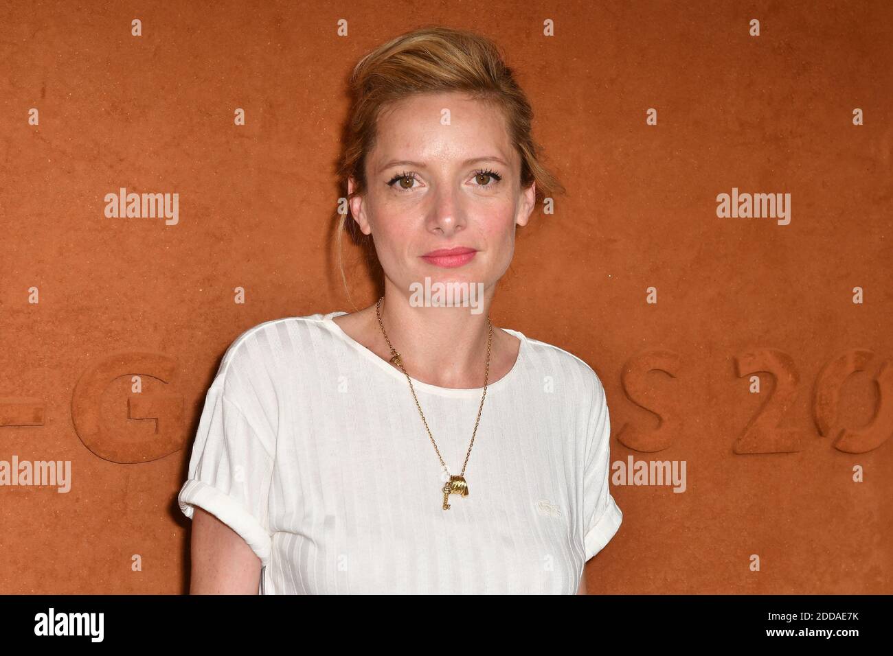 Actress Charlie Bruneau attends the 2018 French Open - Day Four at ...