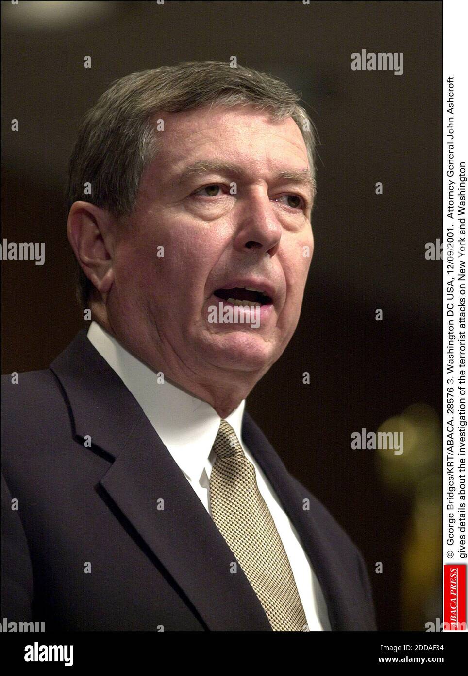 John ashcroft 2001 hi-res stock photography and images - Alamy