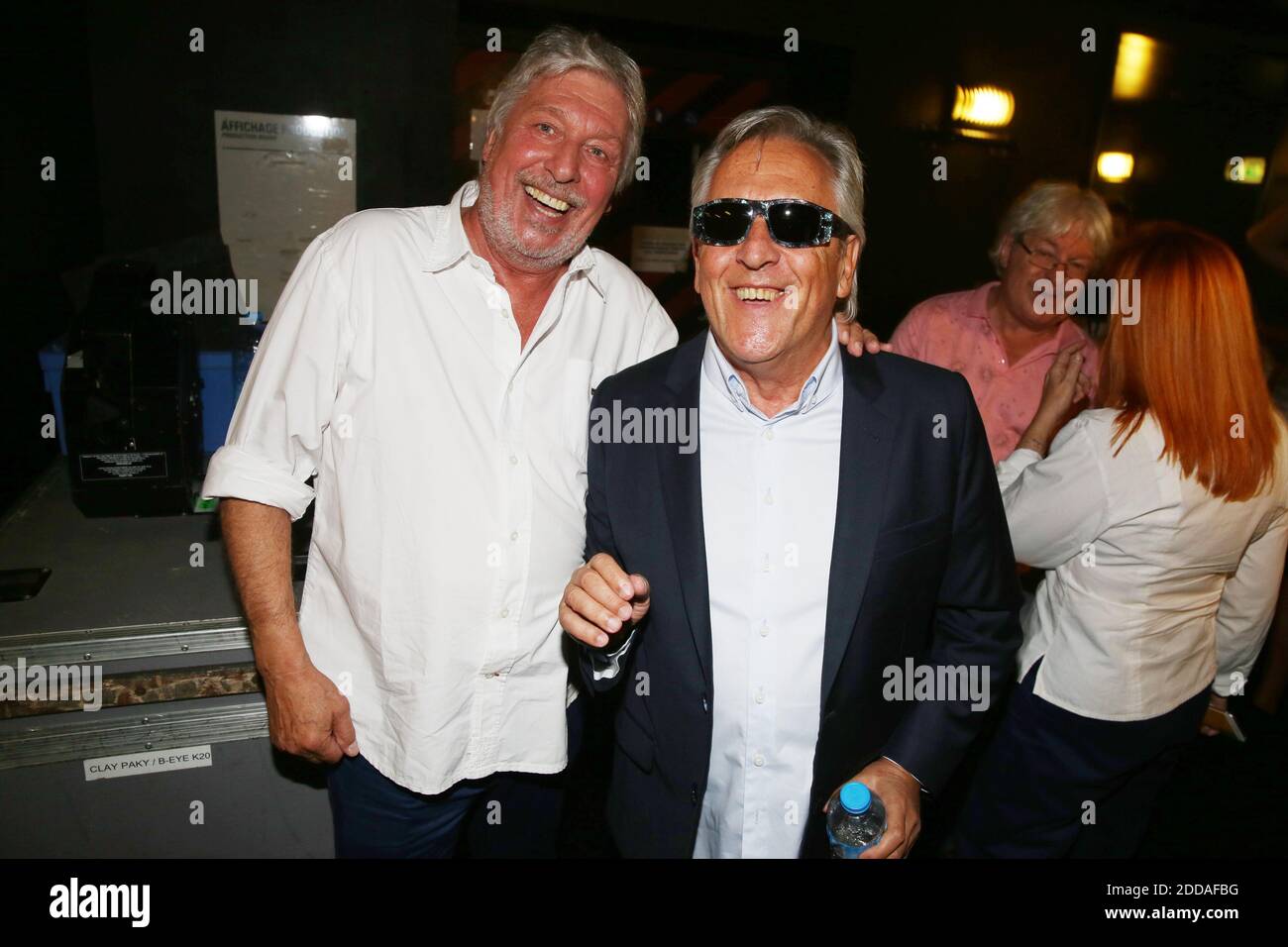 Cookie Dingler et Gilbert Montagne lors de la soiree des 100 ans du ...