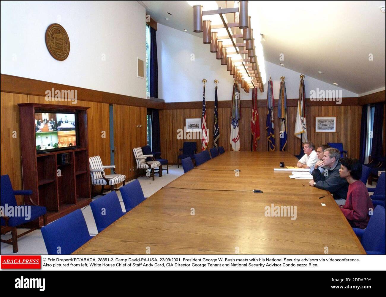 Andrew card george bush hi-res stock photography and images - Alamy