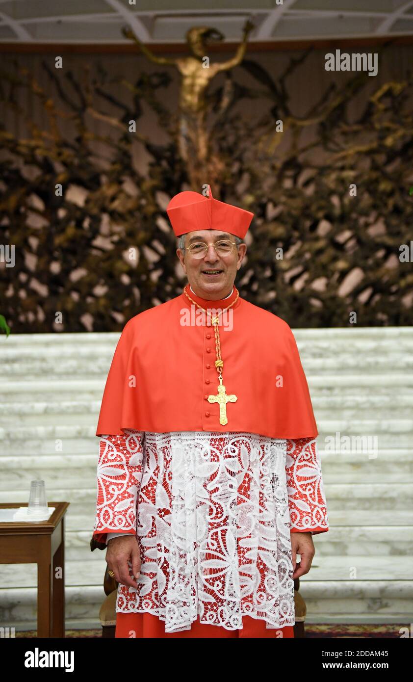 Newly-appointed Cardinal, Angelo De Donatis (Italy) poses Pope after ...