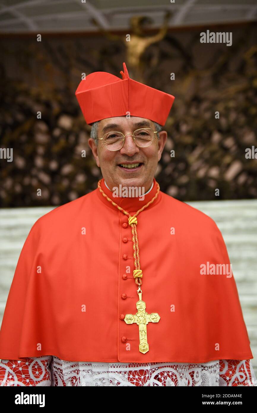 Newly-appointed Cardinal, Angelo De Donatis (Italy) poses Pope after ...