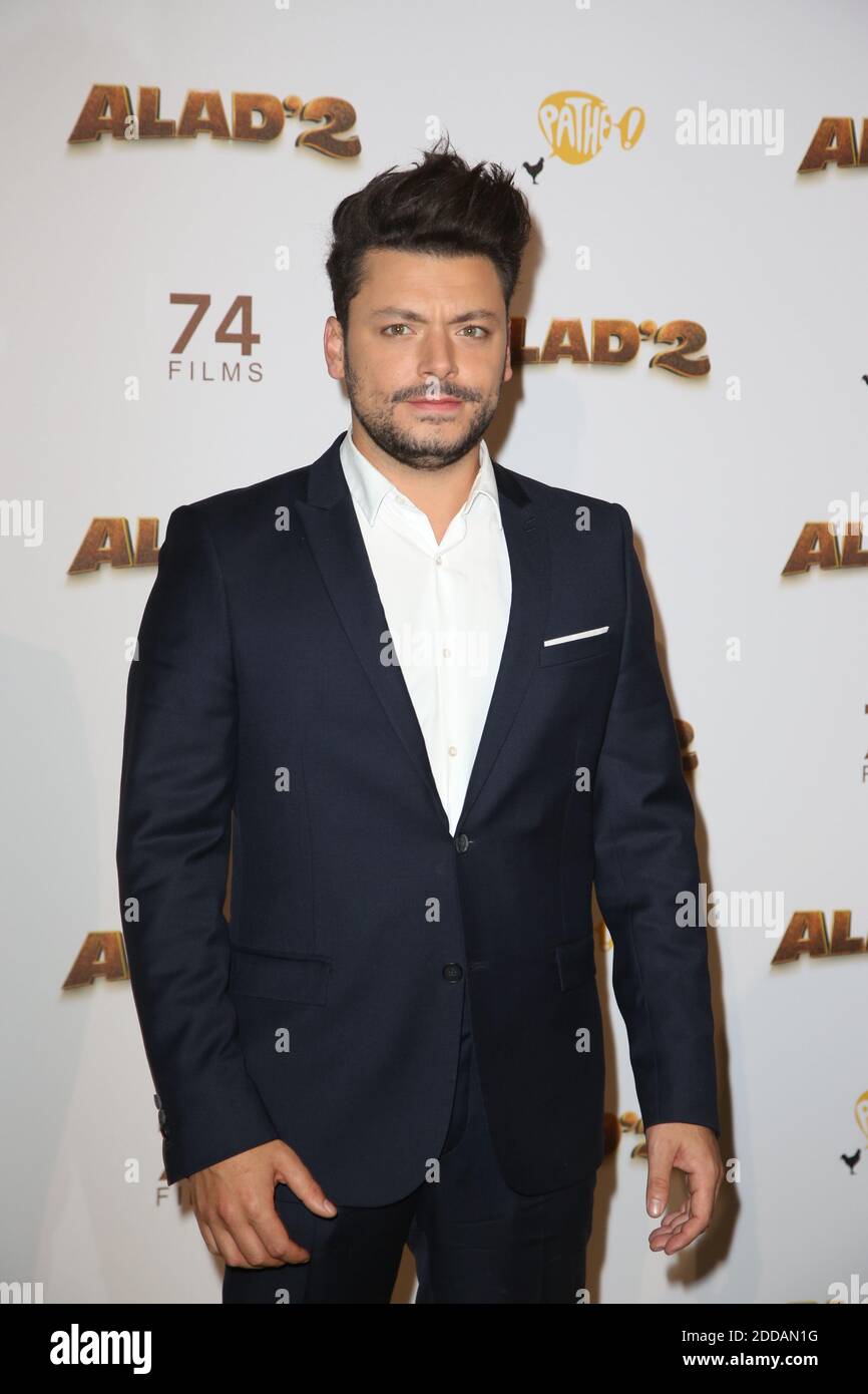 Kev Adams lors de la Premiere du film Alad'2 au Grand Rex a Paris, France, le 21 Septembre 2018 ...