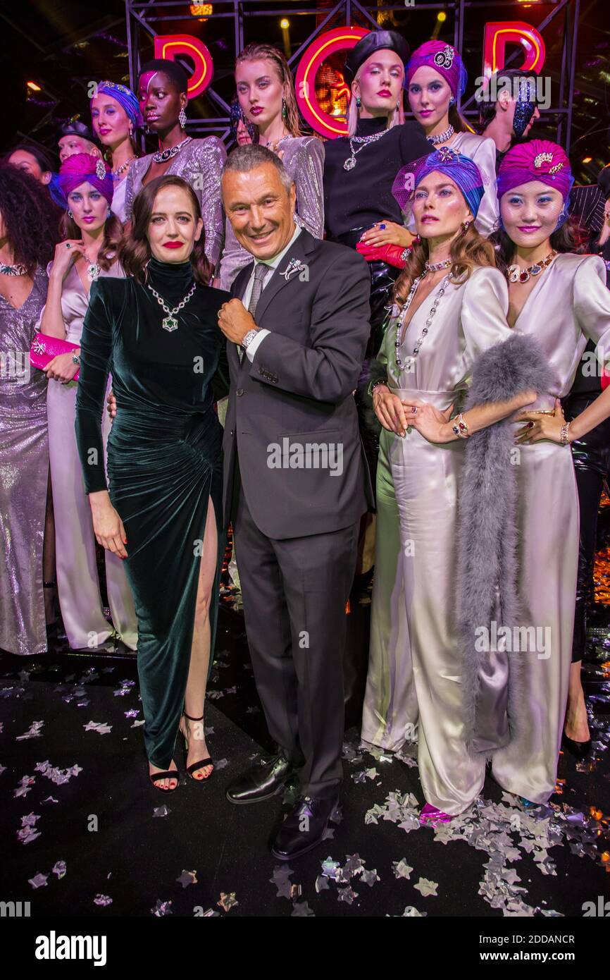 Eva Green and Jean Christophe Babin pose at the end of Bvgalri ...