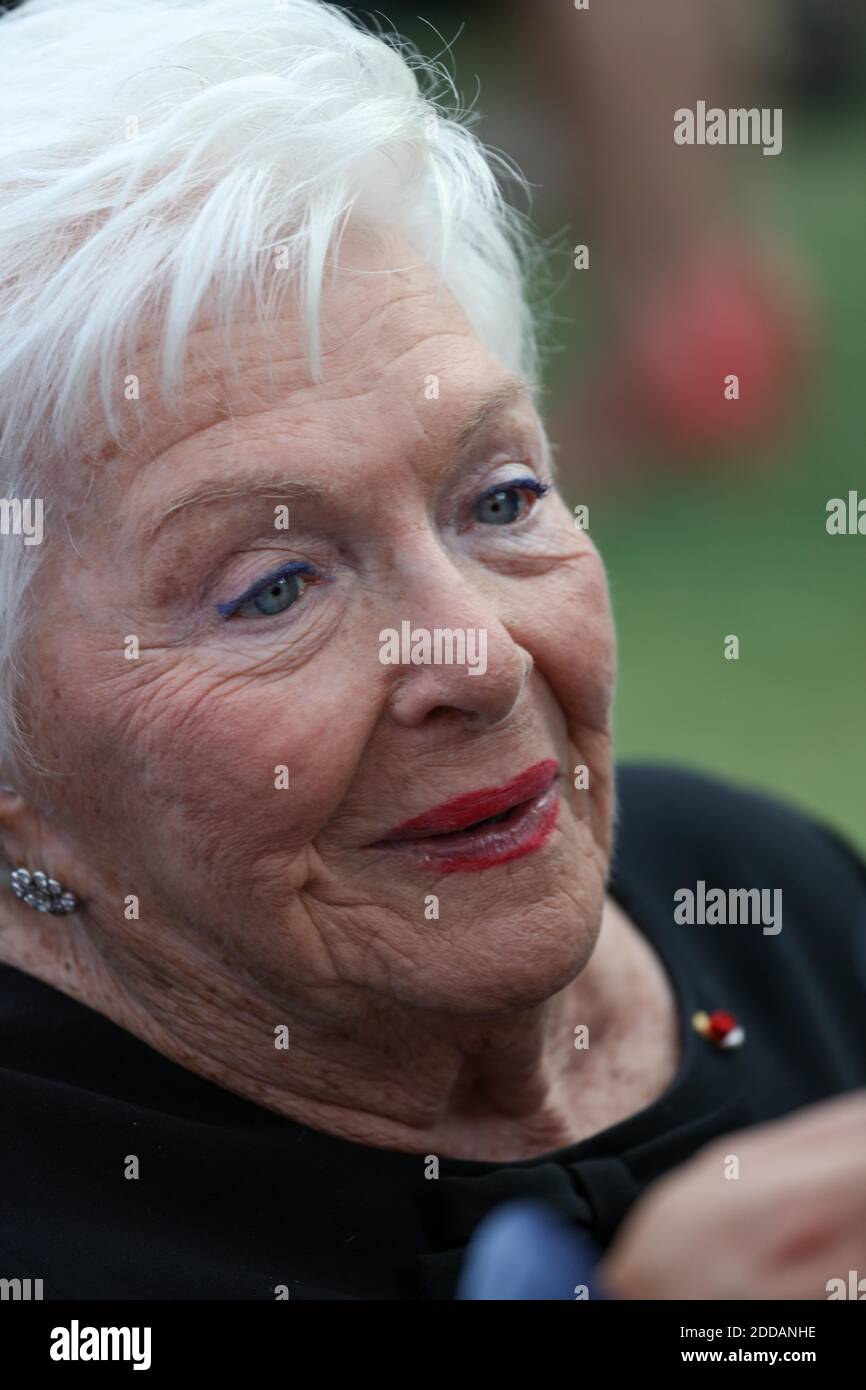 Line Renaud, French singer, actress and AIDS activist, - Embassy of the ...