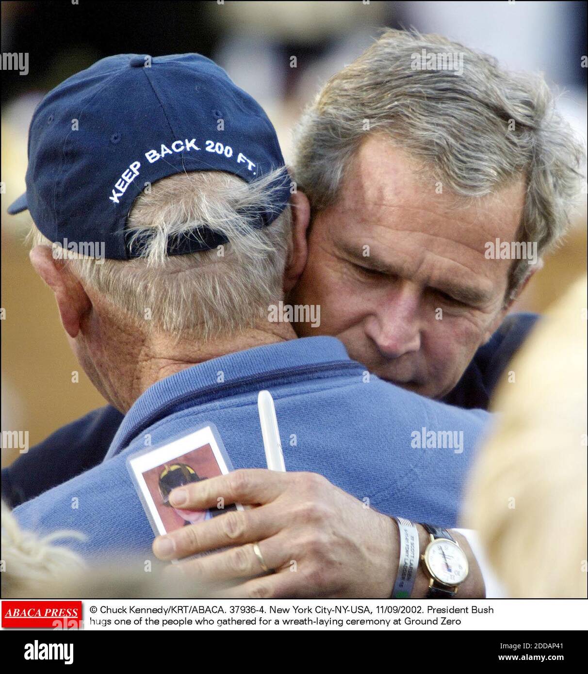 George bush 09 11 01 hi-res stock photography and images - Alamy
