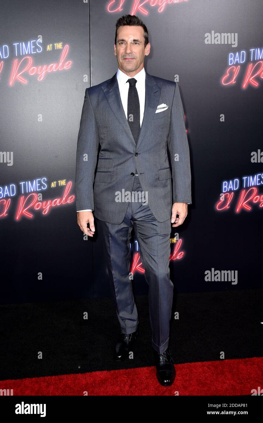John Hamm attends the premiere of 20th Century FOX's 'Bad Times At The ...