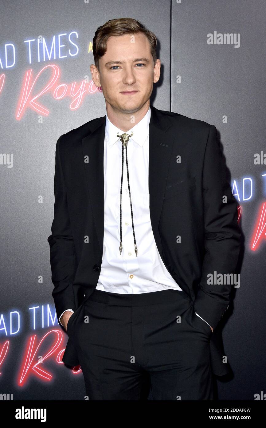 Lewis Pullman attends the premiere of 20th Century FOX's 'Bad Times At ...