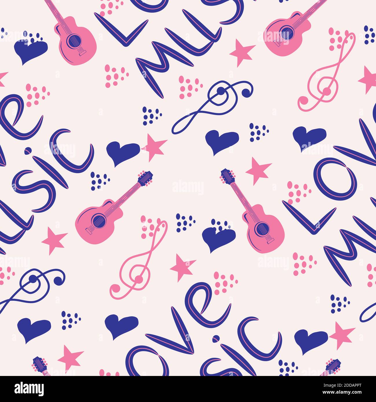 Love Music Notes Wallpaper