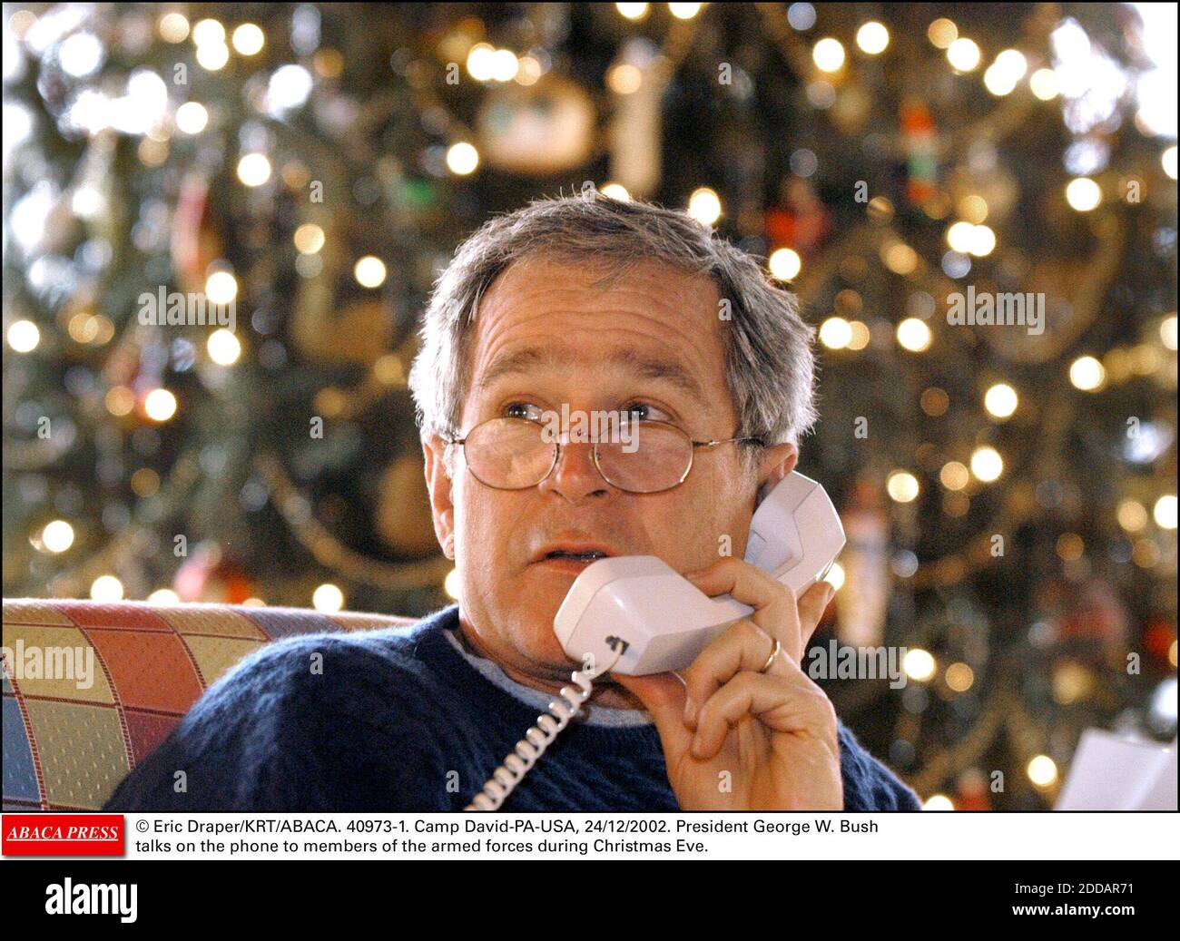 NO FILM, NO VIDEO, NO TV, NO DOCUMENTARY - © Eric Draper/KRT/ABACA ...