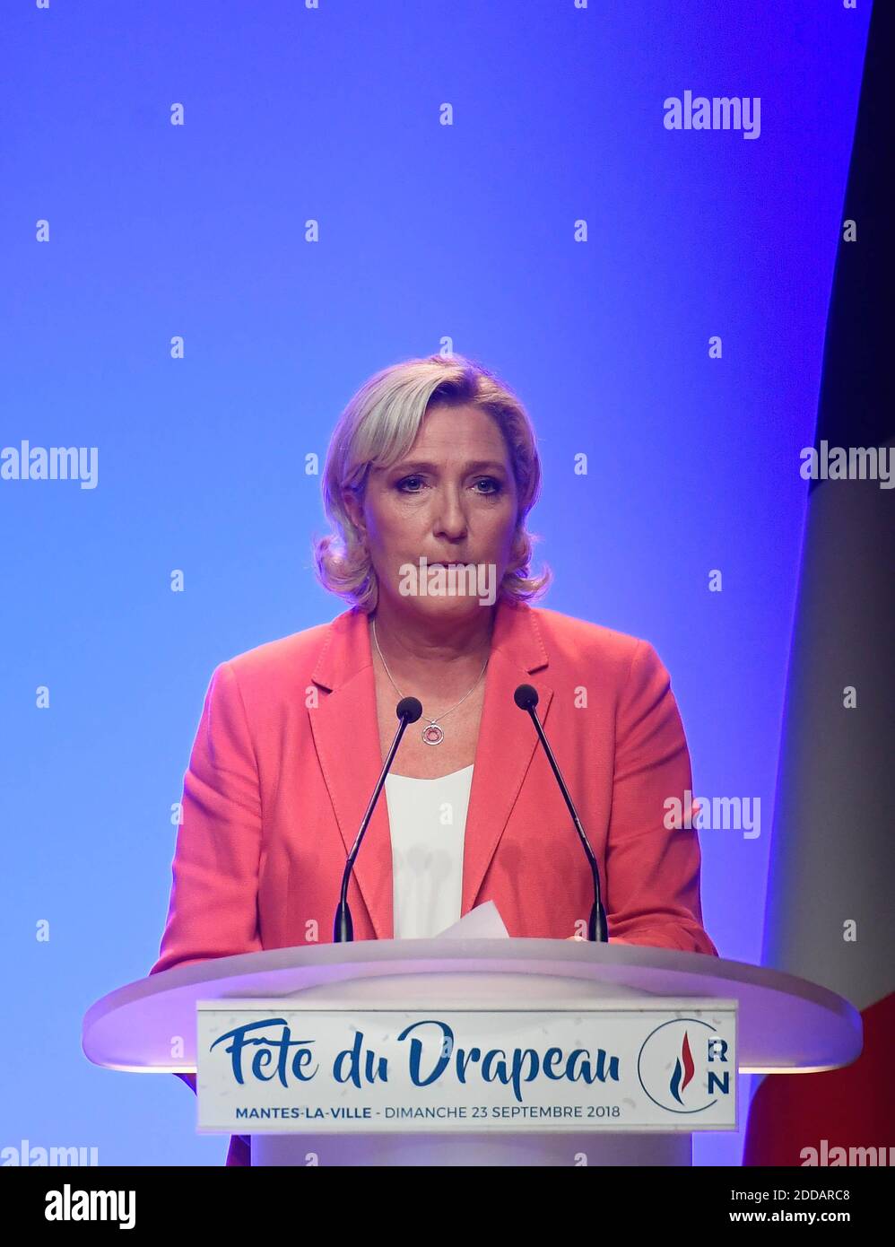 Leader of France's Rassemblement National (RN) far-right political ...