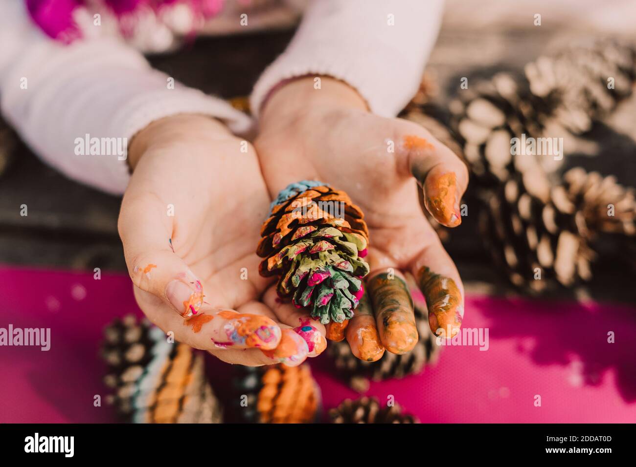 Messy hands hi-res stock photography and images - Alamy