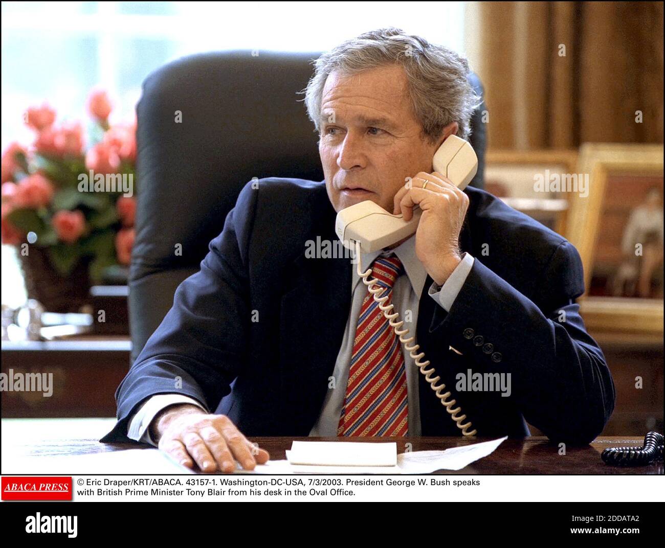 NO FILM, NO VIDEO, NO TV, NO DOCUMENTARY - © Eric Draper/KRT/ABACA ...