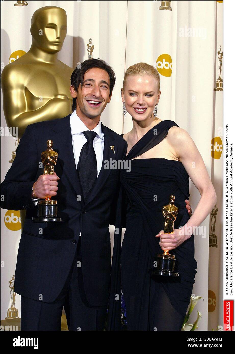 NO FILM, NO VIDEO, NO TV, NO DOCUMENTARY - © Kevin Sullivan/KRT/ABACA ...