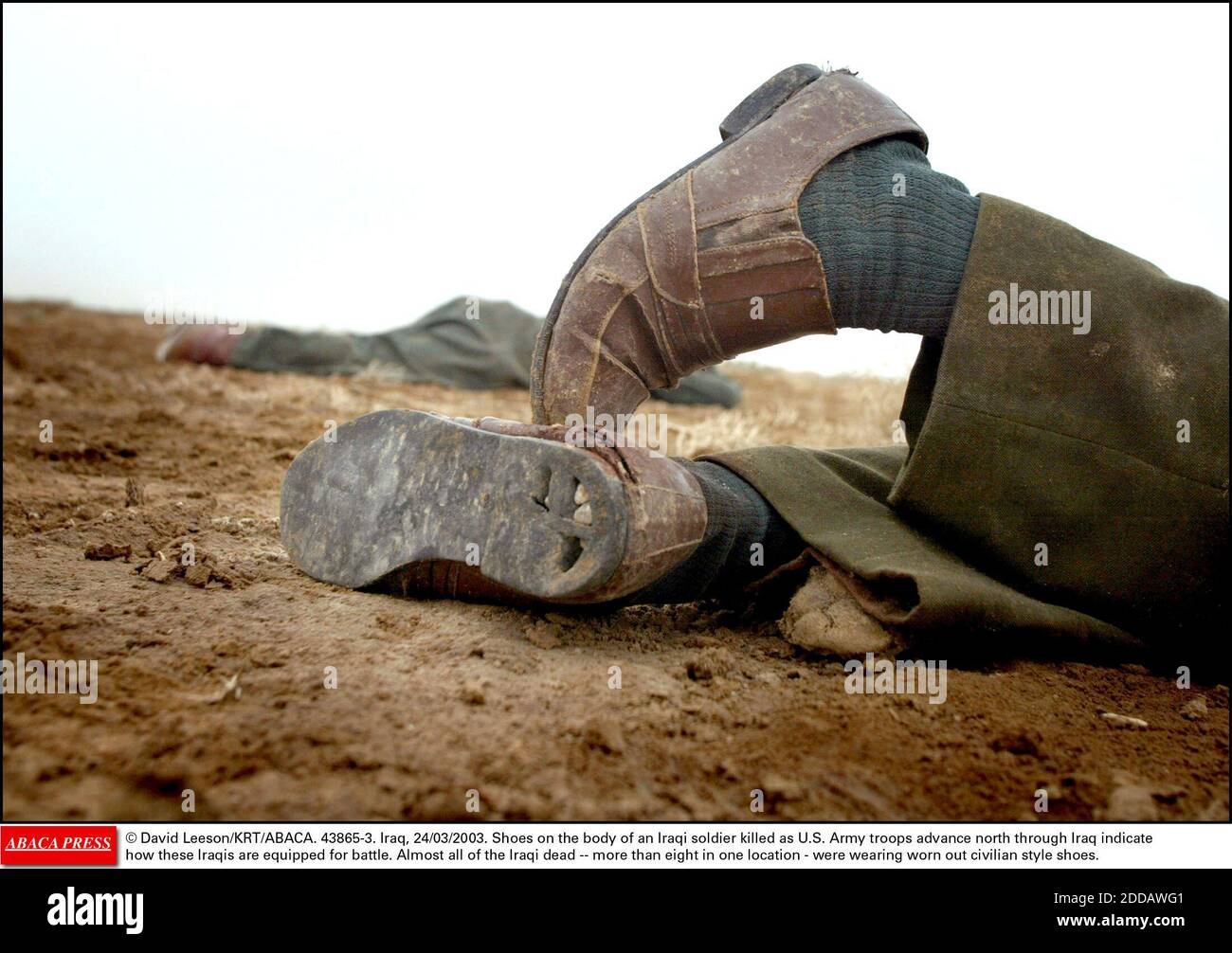 Dead iraqi soldier hi-res stock photography and images - Alamy