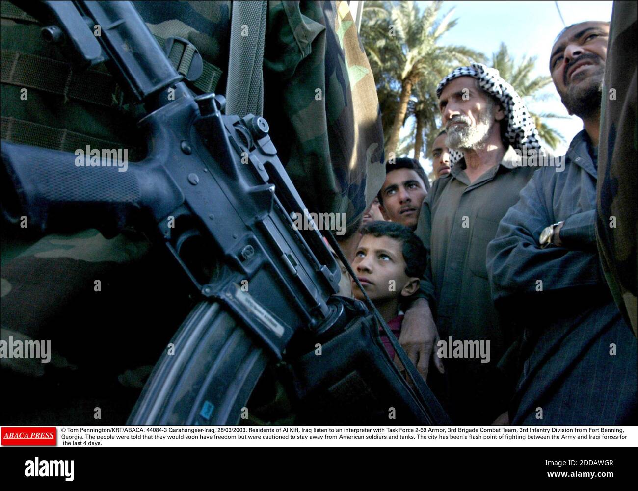 Iraq 2003 3rd infantry division hi-res stock photography and images - Alamy
