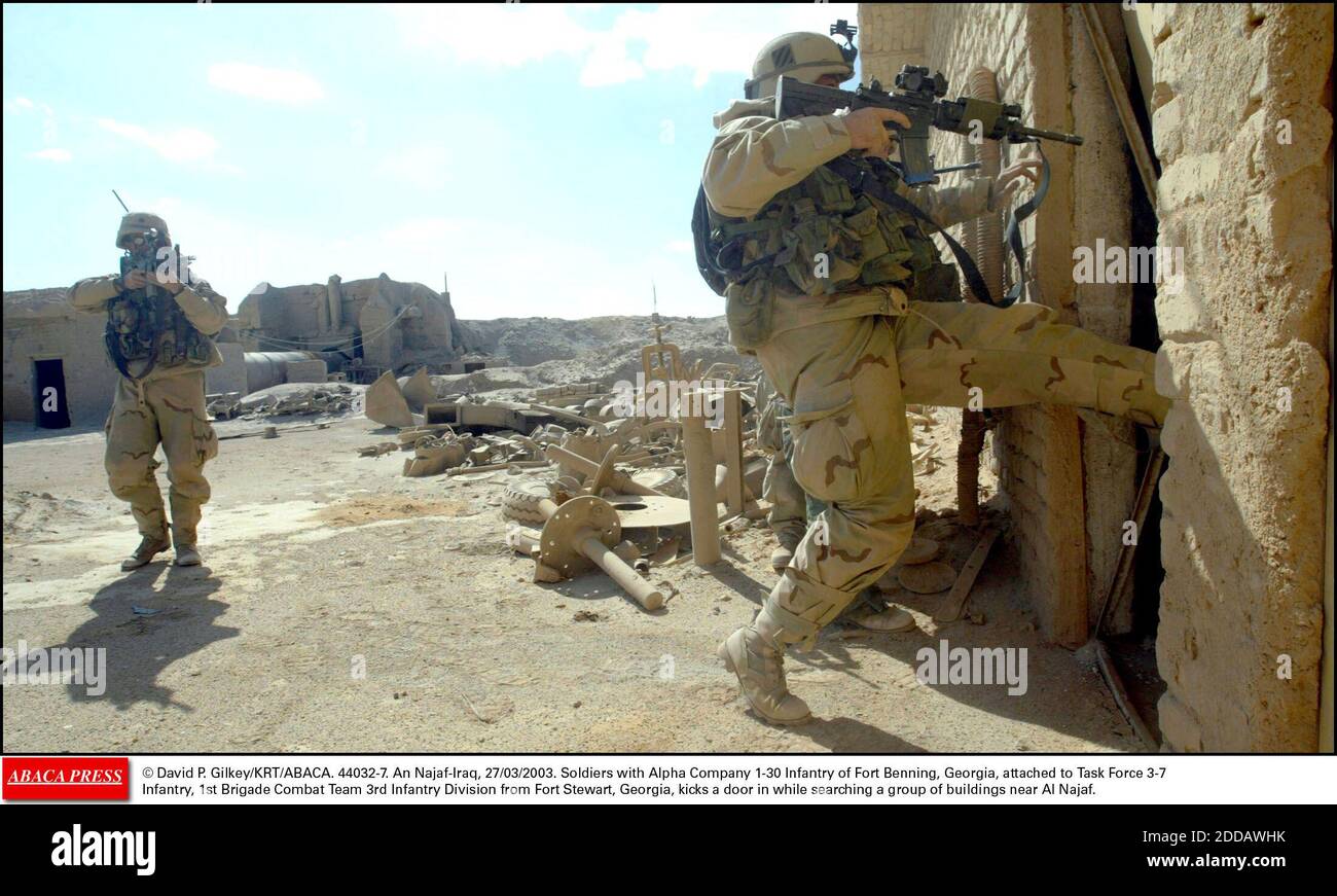 Iraq 2003 3rd infantry division hi-res stock photography and images - Alamy