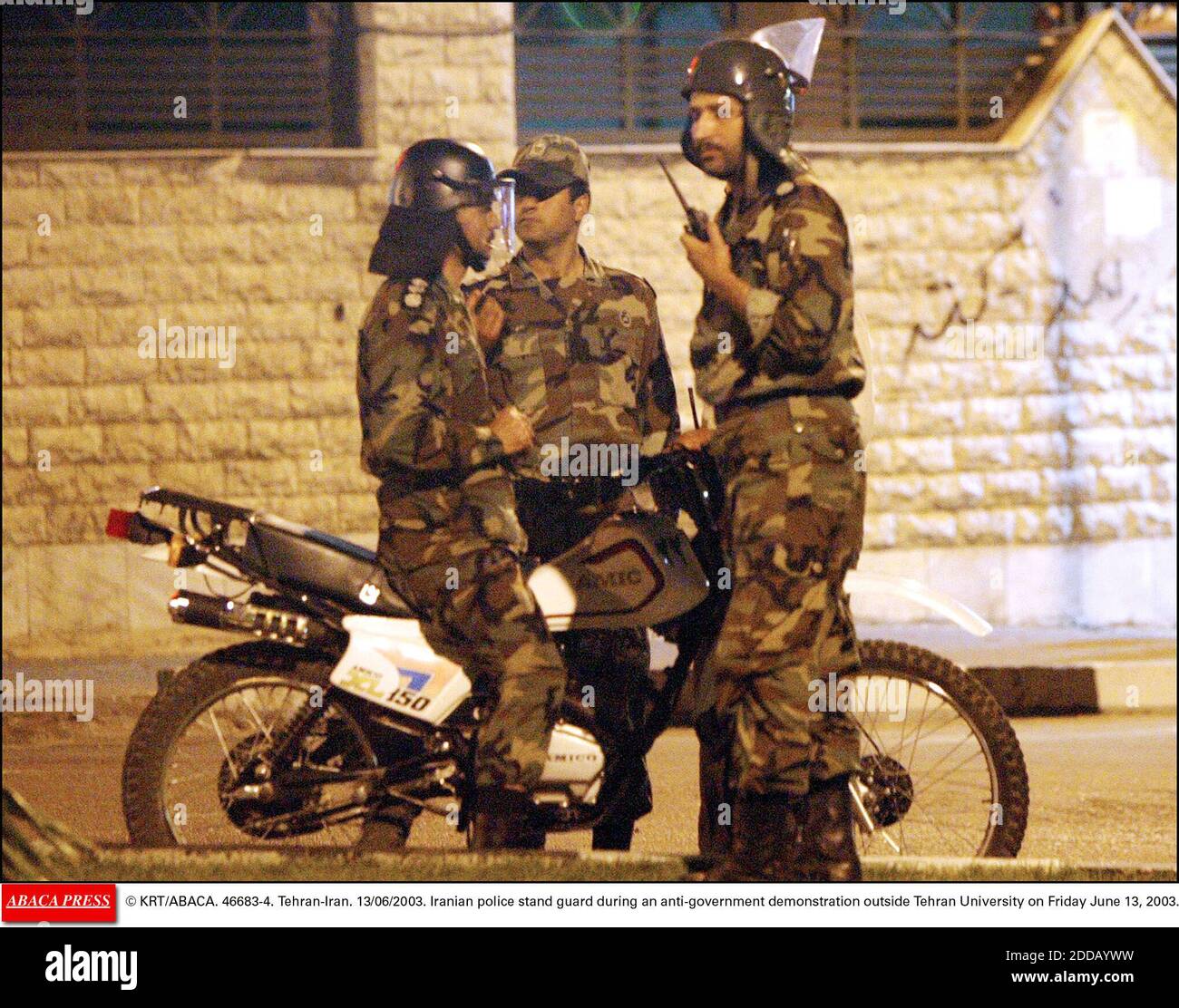 Iranian police hi-res stock photography and images - Alamy