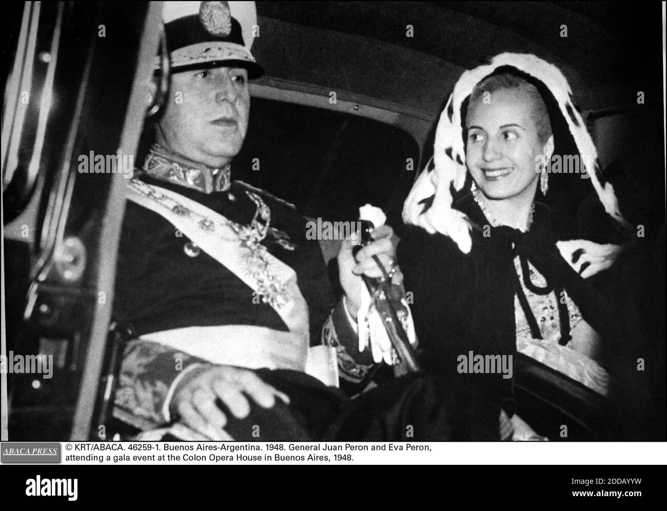 Eva Peron And Juan Peron Wedding