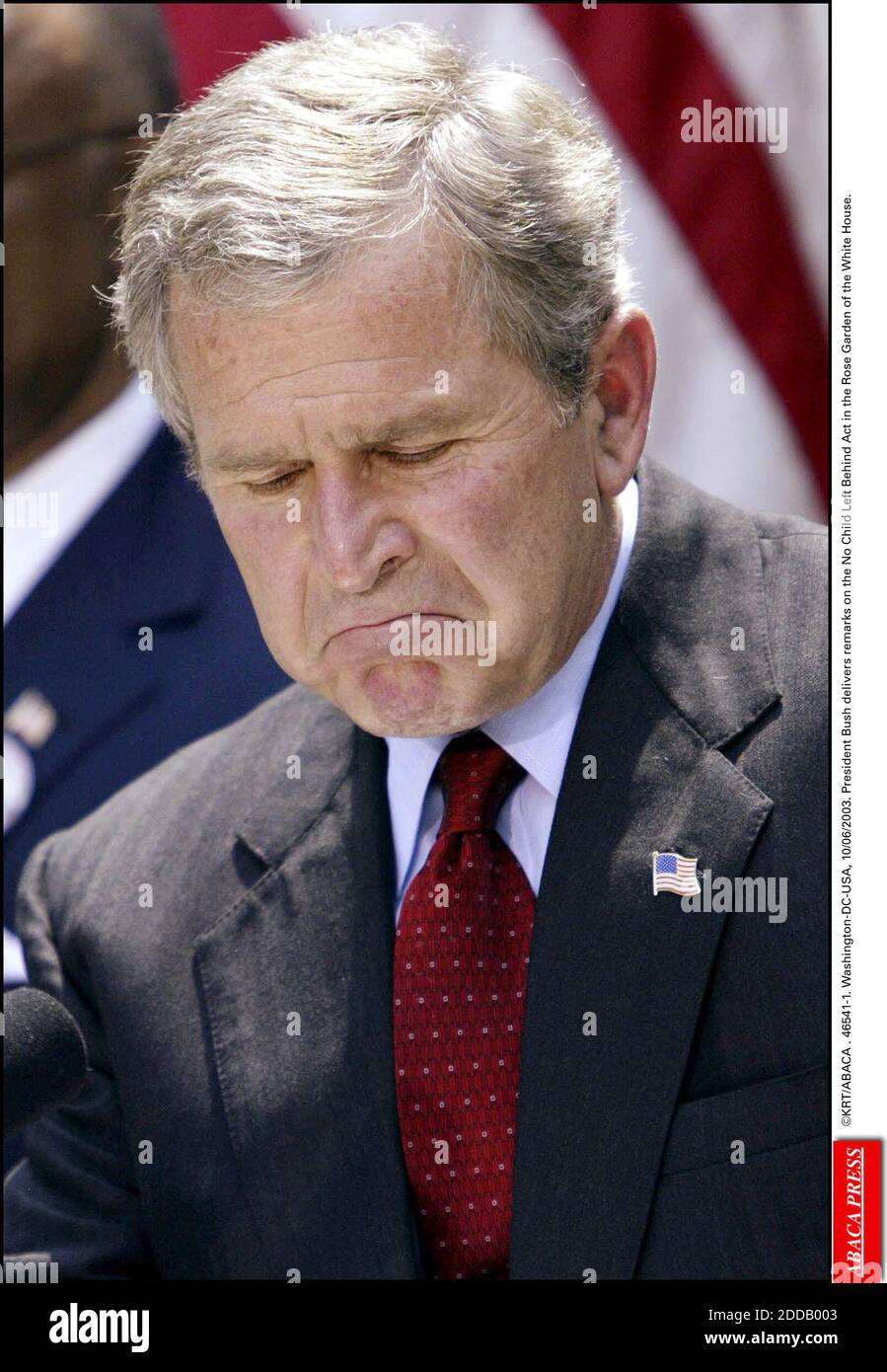 No child left behind act george bush hi-res stock photography and ...