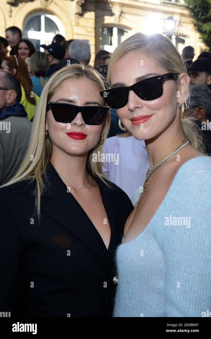 Chiara Ferragni and her sister Valentina Ferragni attending the ...