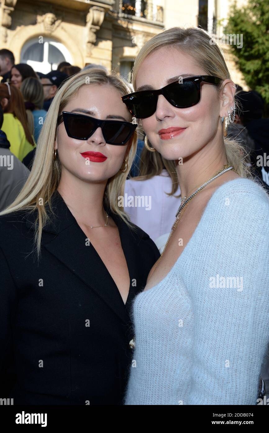 Chiara Ferragni and her sister Valentina Ferragni attending the ...