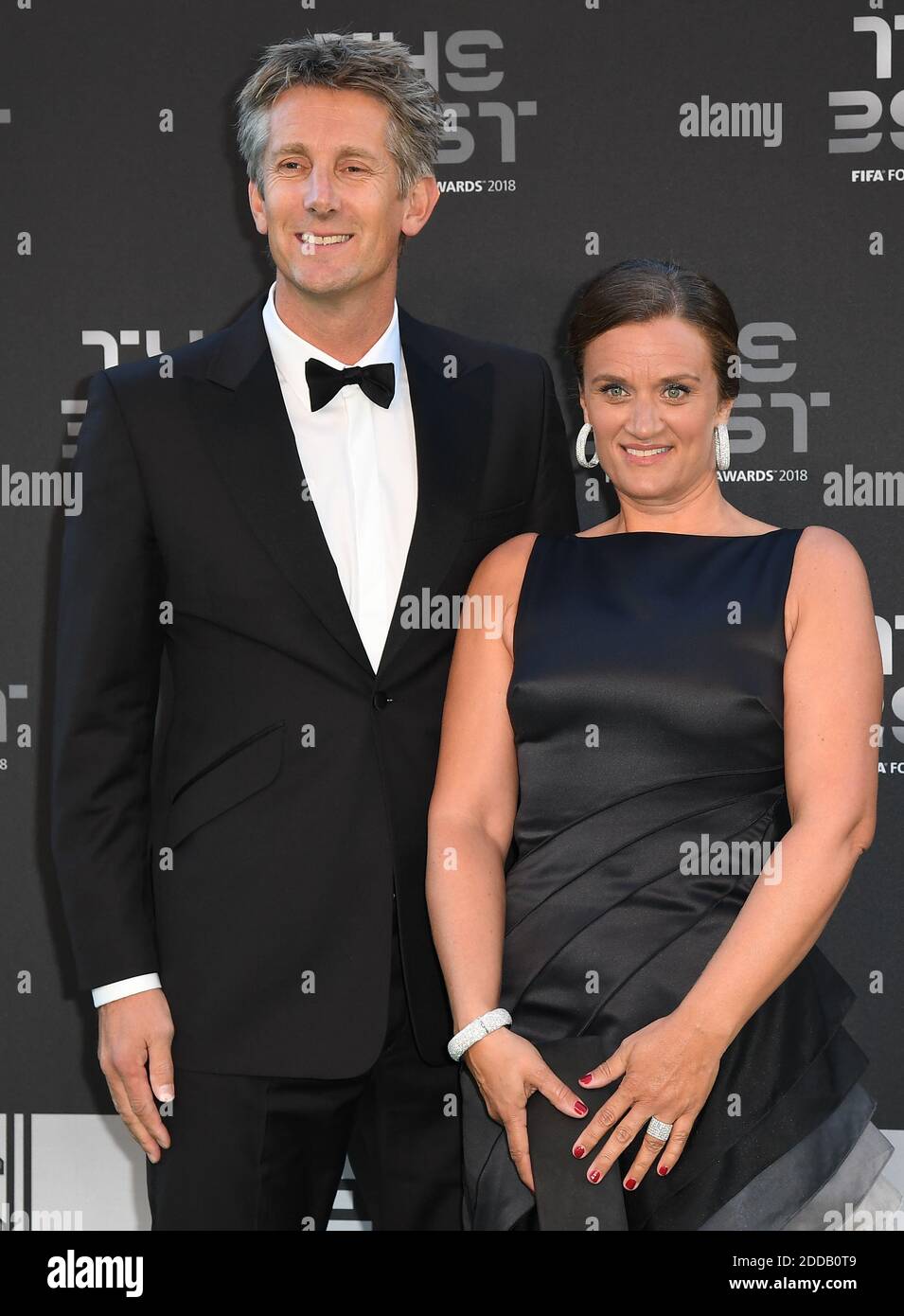 Former Dutch footballer Edwin van der Sar and Annemarie van Kesteren ...