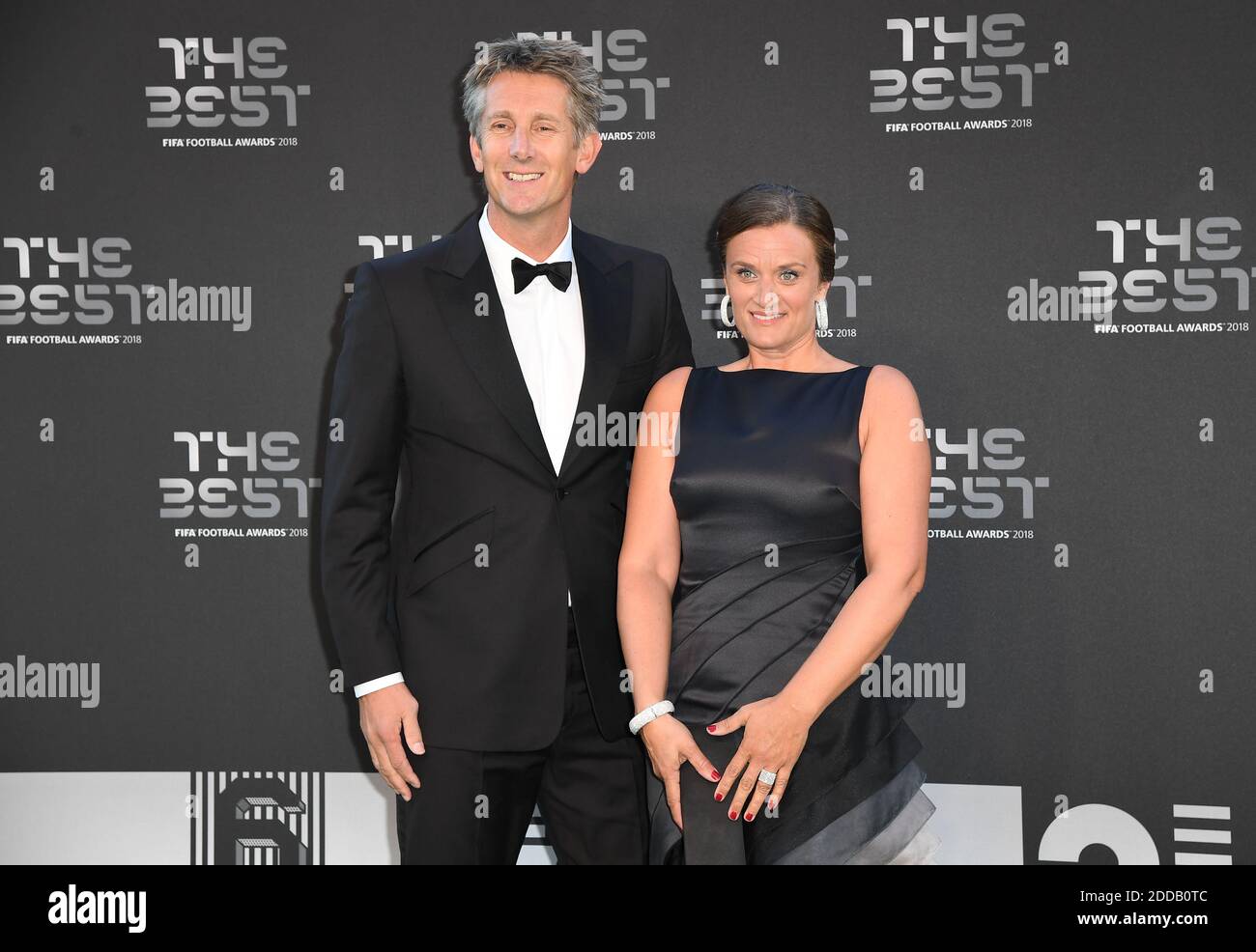 Former Dutch footballer Edwin van der Sar and Annemarie van Kesteren ...