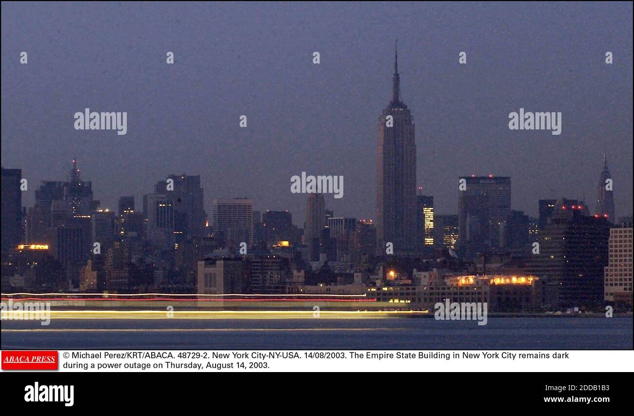 14 august 2003 power outage hi-res stock photography and images - Alamy