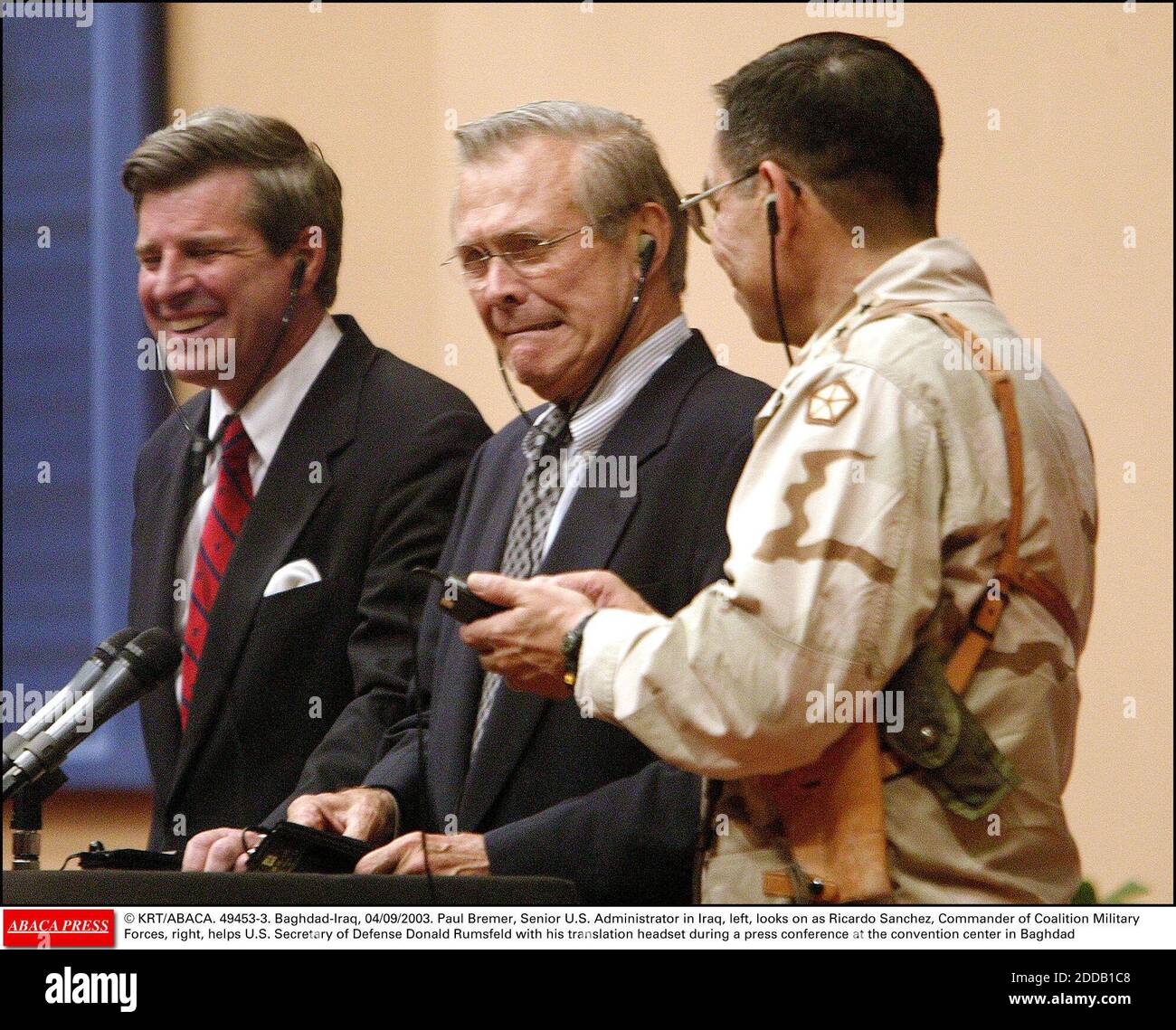 Paul bremer iraq hi-res stock photography and images - Alamy