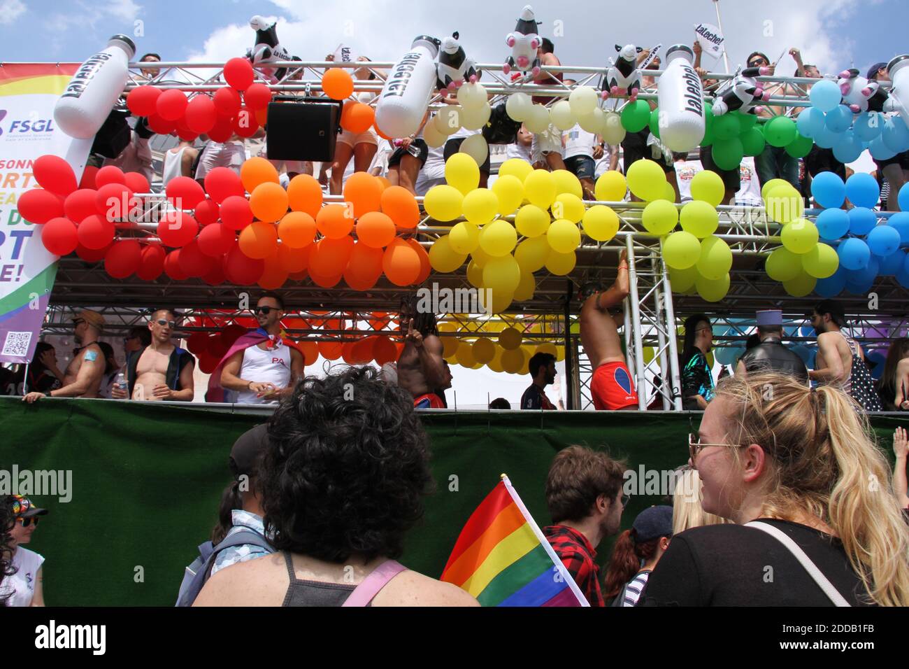 Gay Pride Parade in Paris, France, on June 30, 2018. Photo by Quentin ...
