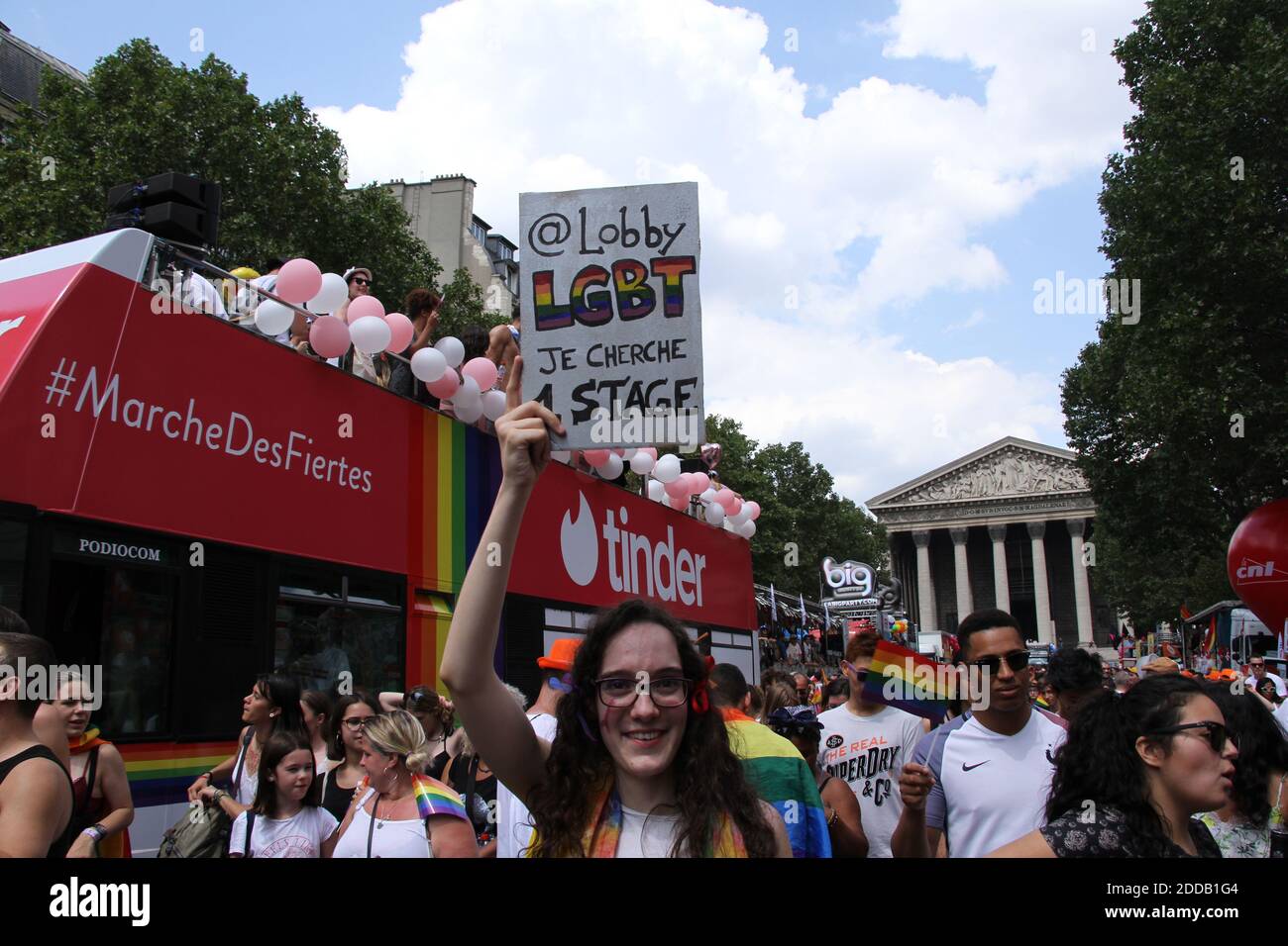 Gay Pride Parade in Paris, France, on June 30, 2018. Photo by Quentin ...