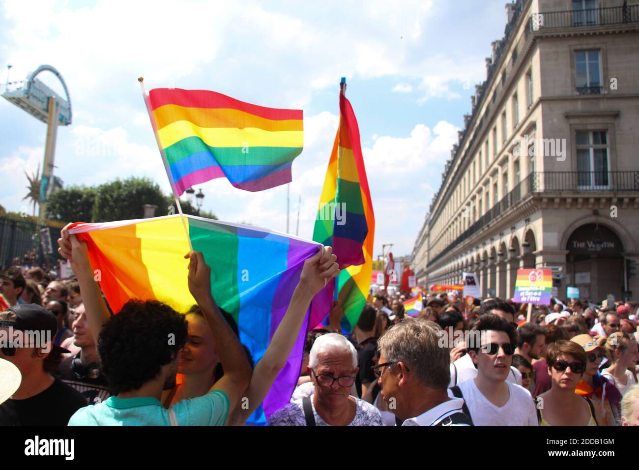 Gay Pride Parade in Paris, France, on June 30, 2018. Photo by Quentin ...