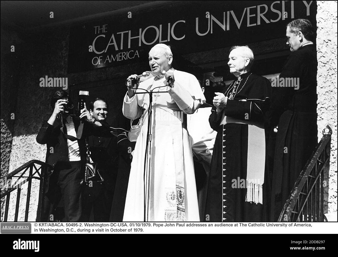 Pope john paul ii visit to united states hi-res stock photography and ...