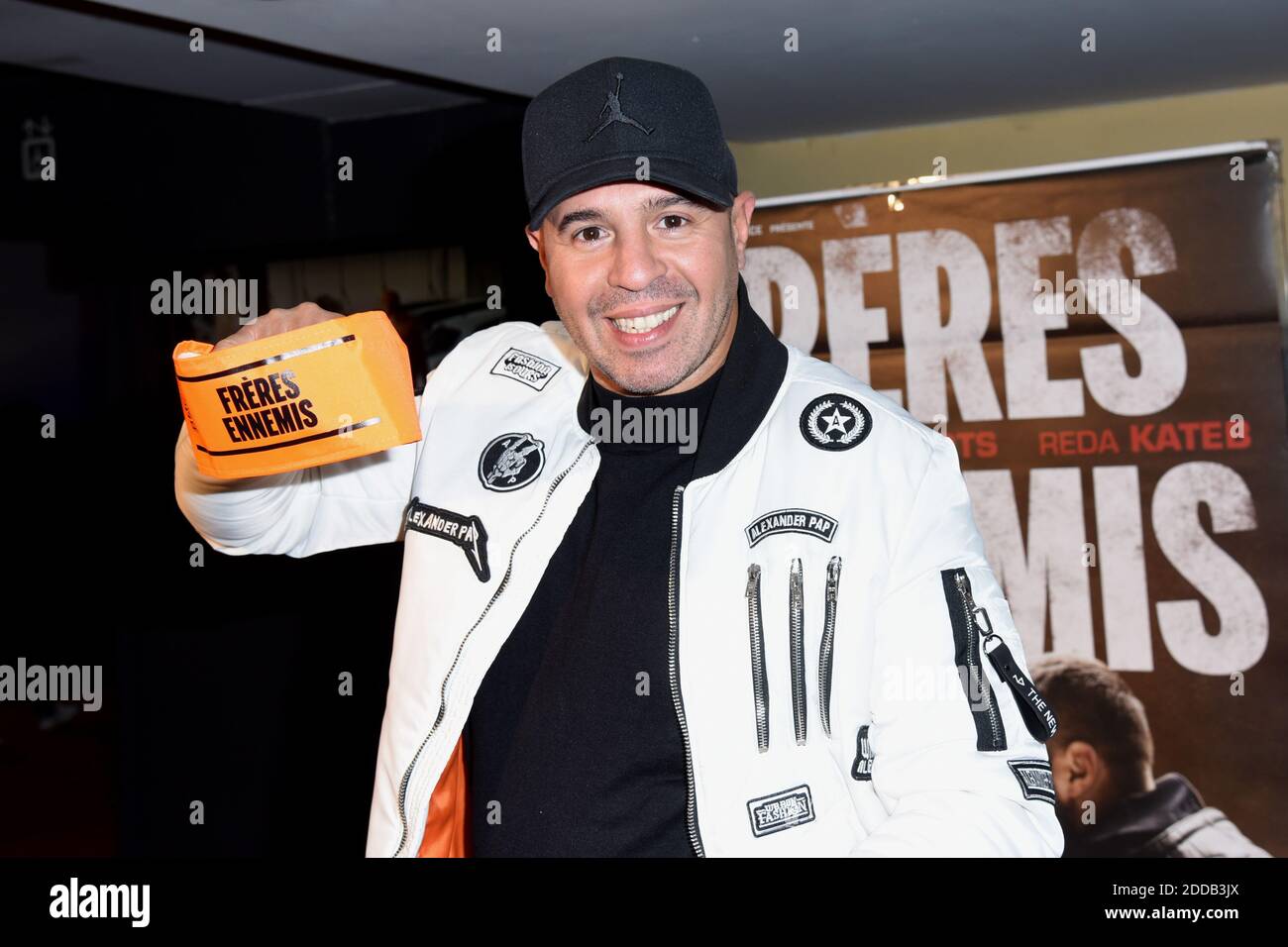 Cut Killer attends Freres Ennemis premiere at UGC Les Halles on ...