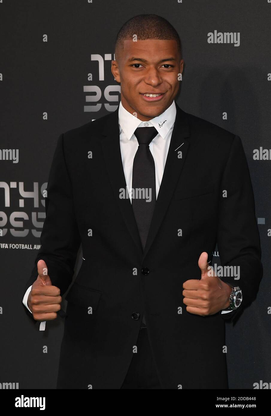 Kylian Mbappe arrive to the Best FIFA Football Awards 2018 at the Royal ...