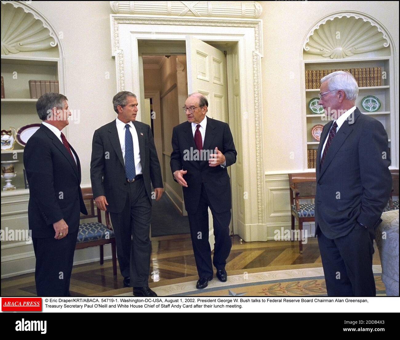 Andrew card george bush hi-res stock photography and images - Alamy