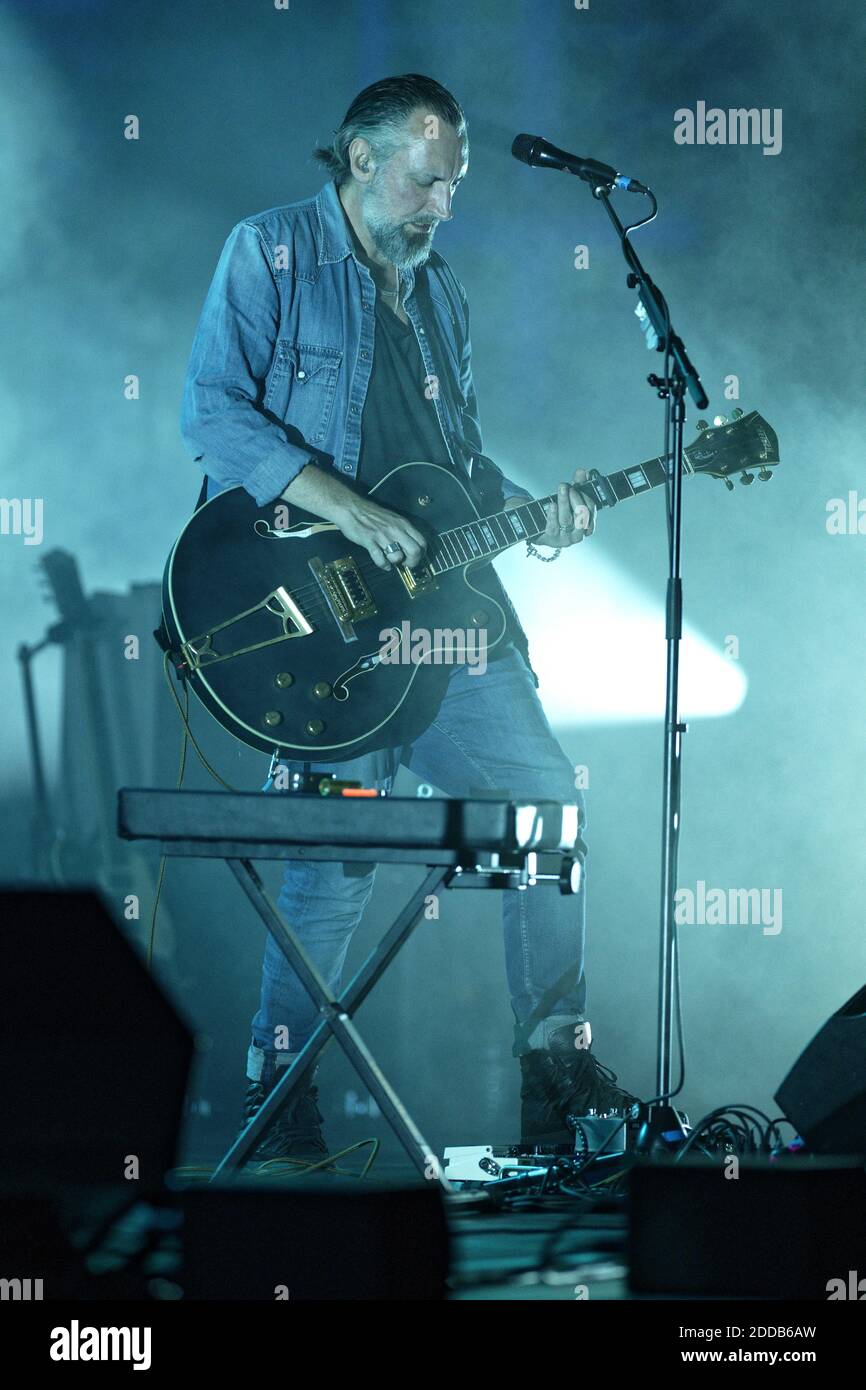British guitarist and singer Fink (Fin Greenall) performs live during ...