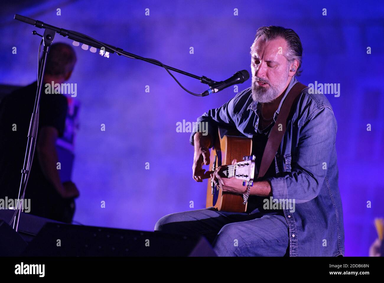 British guitarist and singer Fink (Fin Greenall) performs live during ...