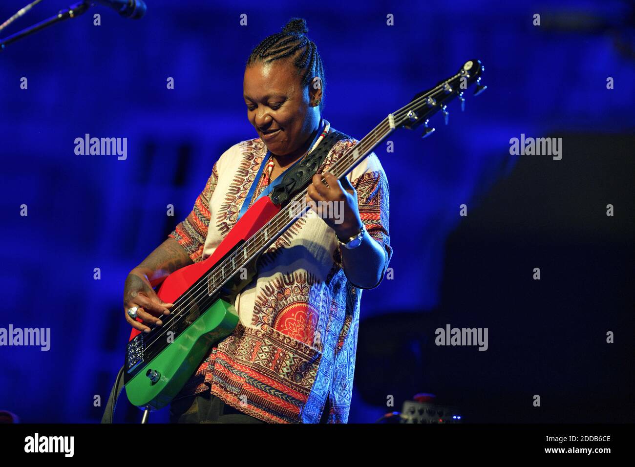 US singer and songwriter Meshell Ndegeocello performs live during ...
