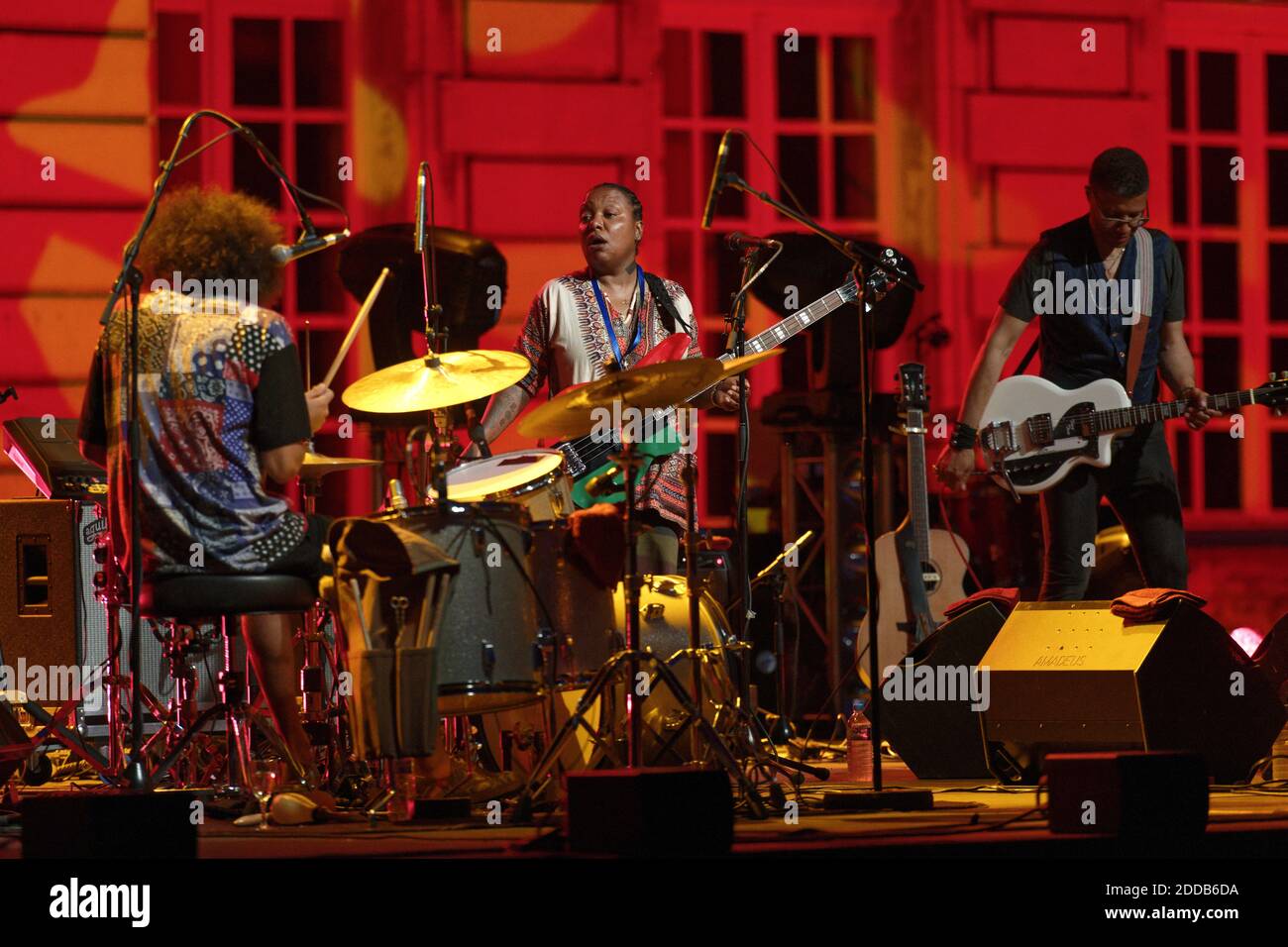 US singer and songwriter Meshell Ndegeocello performs live during ...