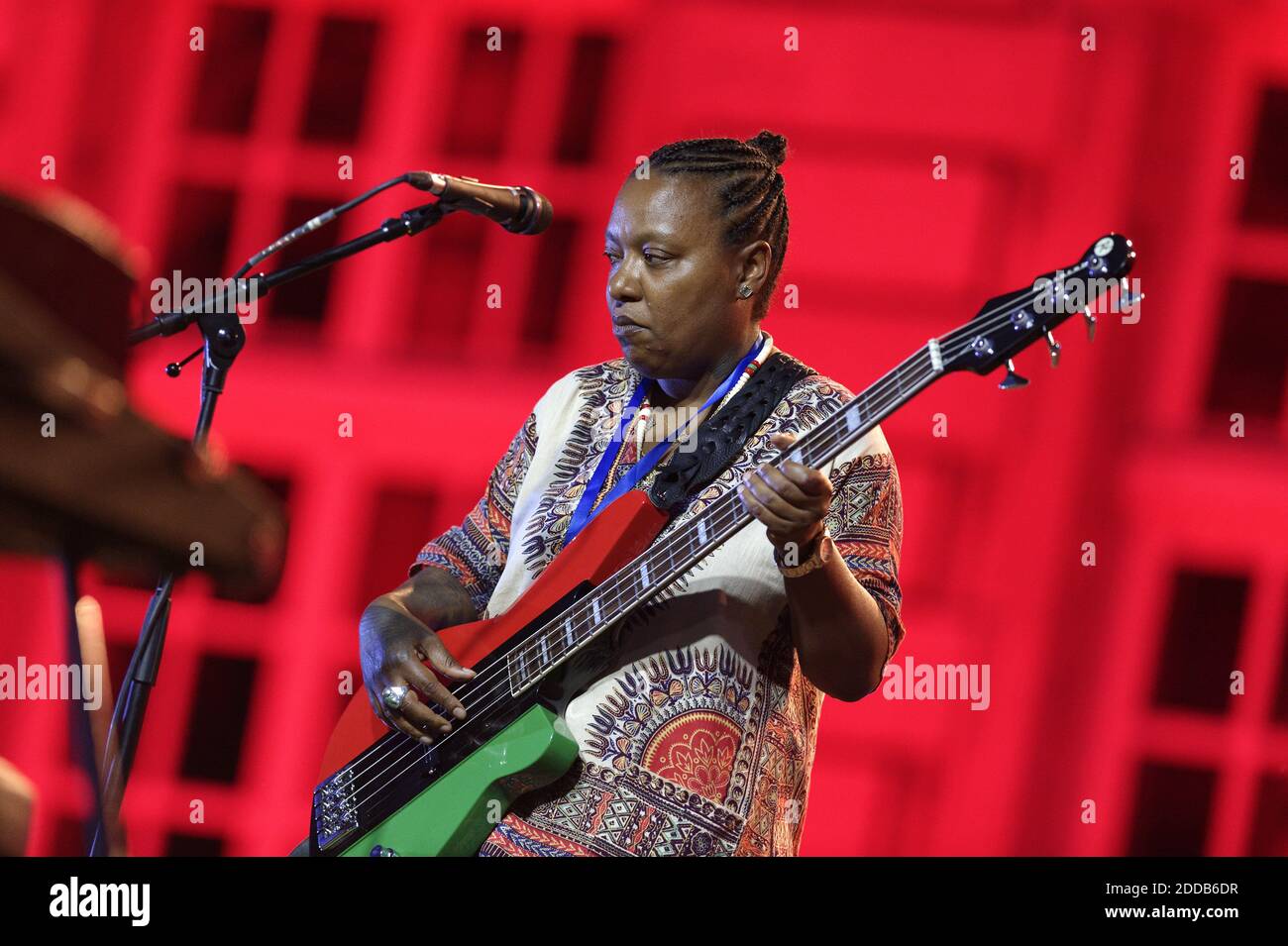 US singer and songwriter Meshell Ndegeocello performs live during ...