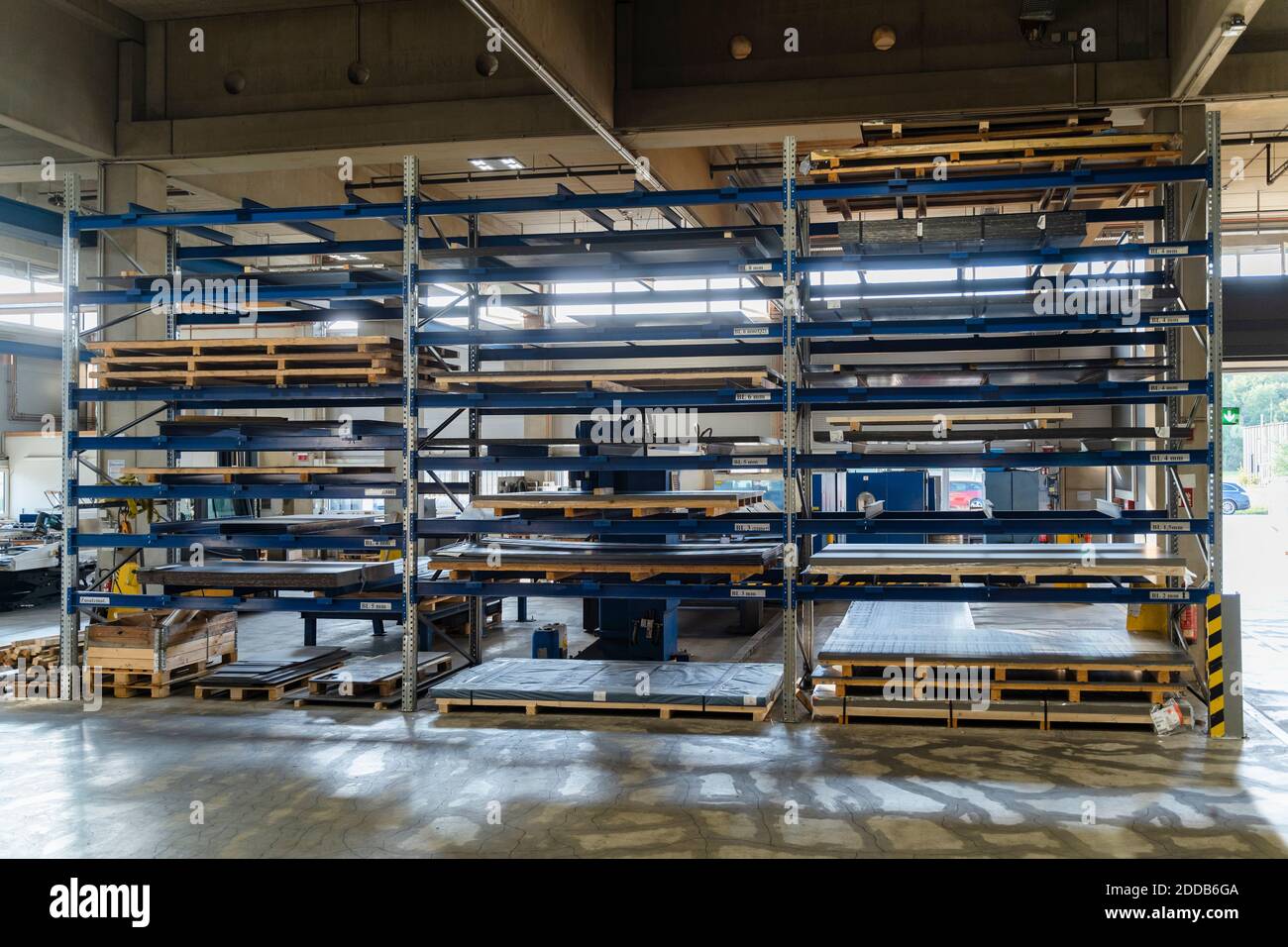 Storehouse in manufacturing factory Stock Photo - Alamy