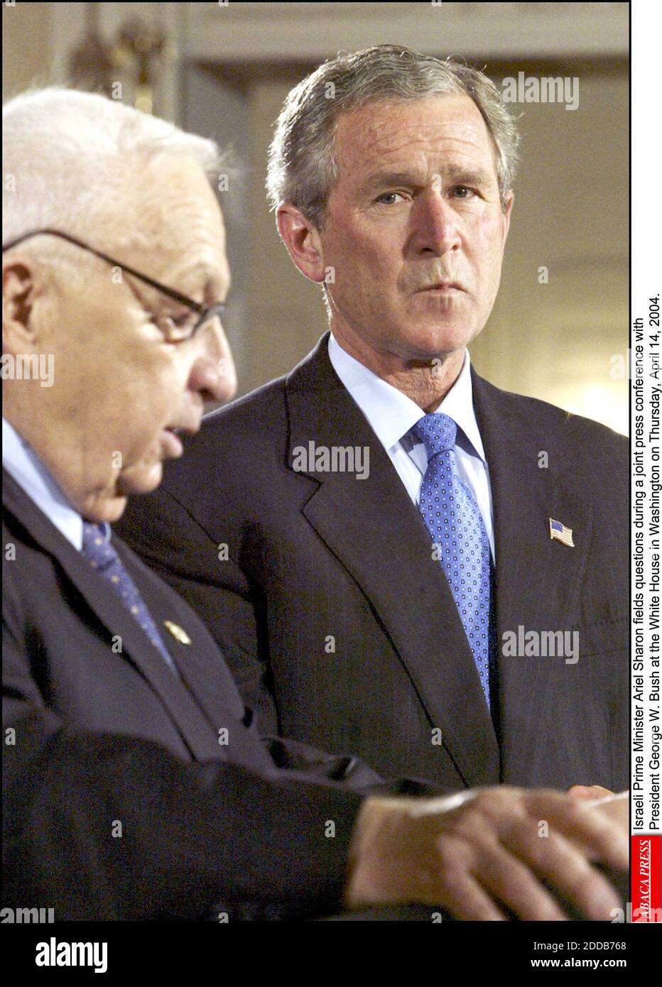 Ariel sharon bush hi-res stock photography and images - Alamy
