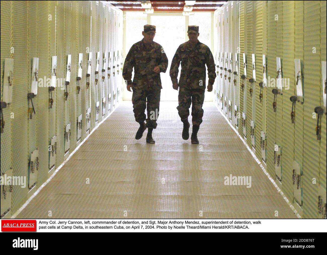NO FILM, NO VIDEO, NO TV, NO DOCUMENTARY - Army Col. Jerry Cannon, left ...
