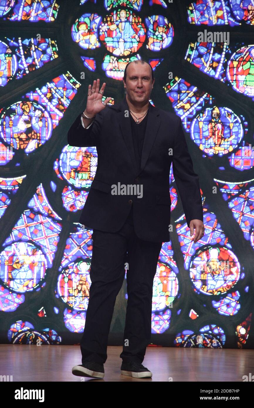 Lebanese-Italian Designer Tony Ward walks the runway for Tony Ward show ...