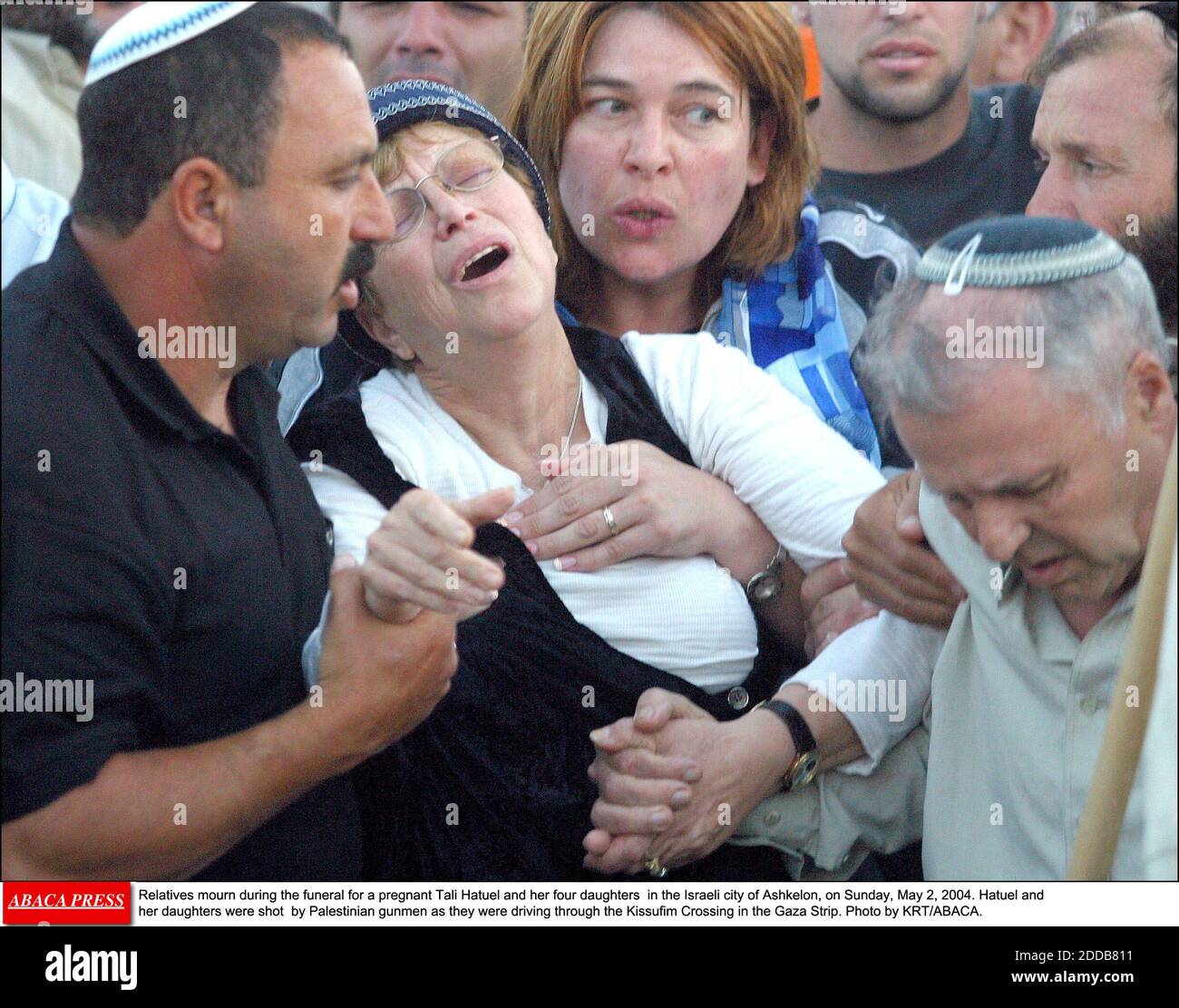 NO FILM, NO VIDEO, NO TV, NO DOCUMENTARY - Relatives mourn during the ...